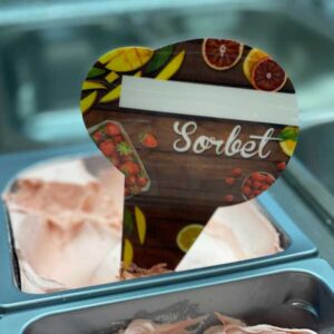 Gelato Flavor Tags | Customizable Markers for Display Cases